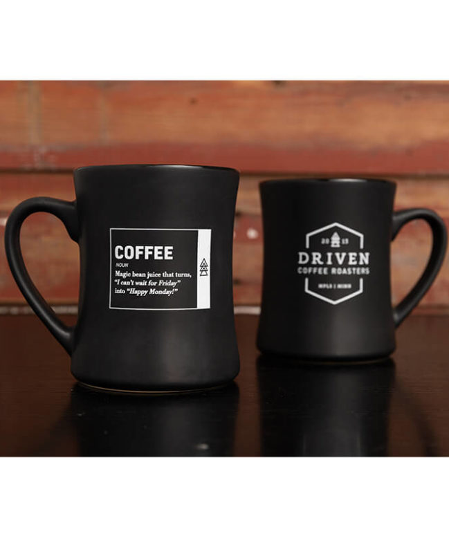 Happy Monday Coffee Mug - Driven Coffee Fundraising