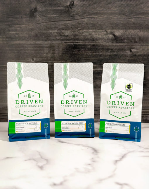 Single Origin Sampler - Driven Coffee Fundraising